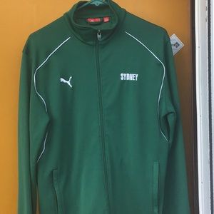 Puma | Jackets & Coats | Vintage Green Puma Track Jacket | Poshmark